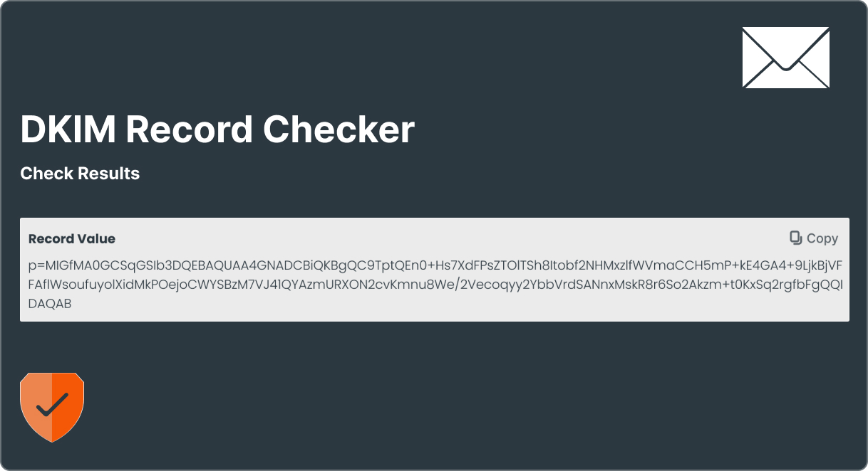 Free DKIM Checker • Verify DKIM Records | DKIM‑Checker.org